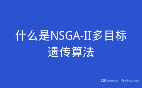 什么是NSGA-II多目标遗传算法 • Worktile社区